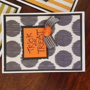 Hand Crafted | Office | Halloween Note Cards Set Of Four Handcrafted ...
